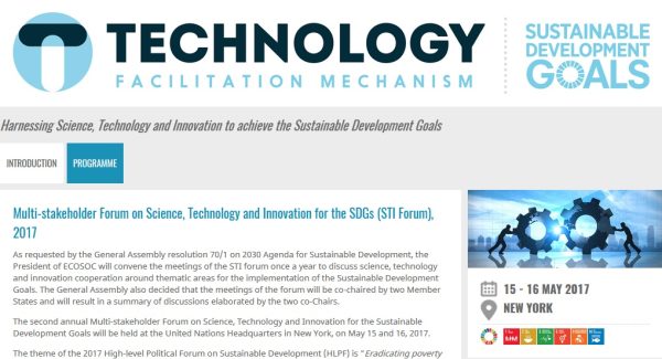 2017 Science-Technology-Innovation Forum in New York - Global Young Academy