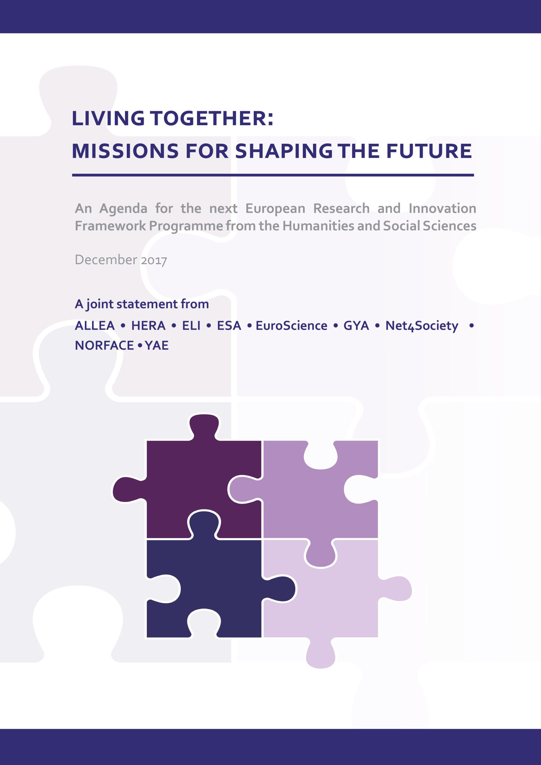 Living Together: Missions For Shaping The Future - Global Young Academy